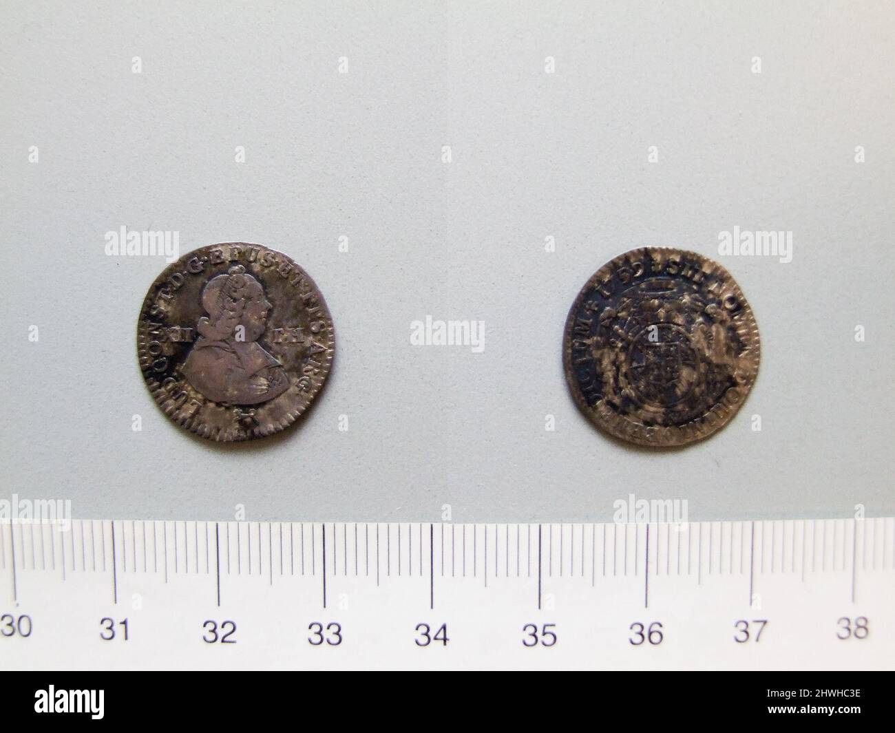 12 Sols Piece of Louis Constantin from Strasbourg. Ruler: Louis ...