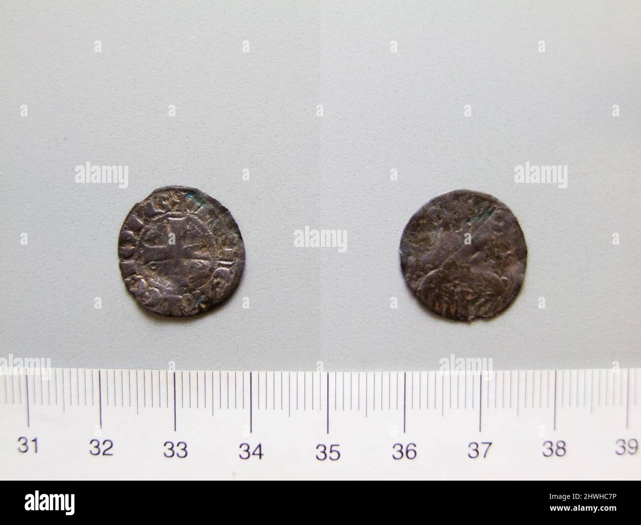 1 Dinero of Alfonso IX, King of León from León. Ruler: Alfonso IX, King ...