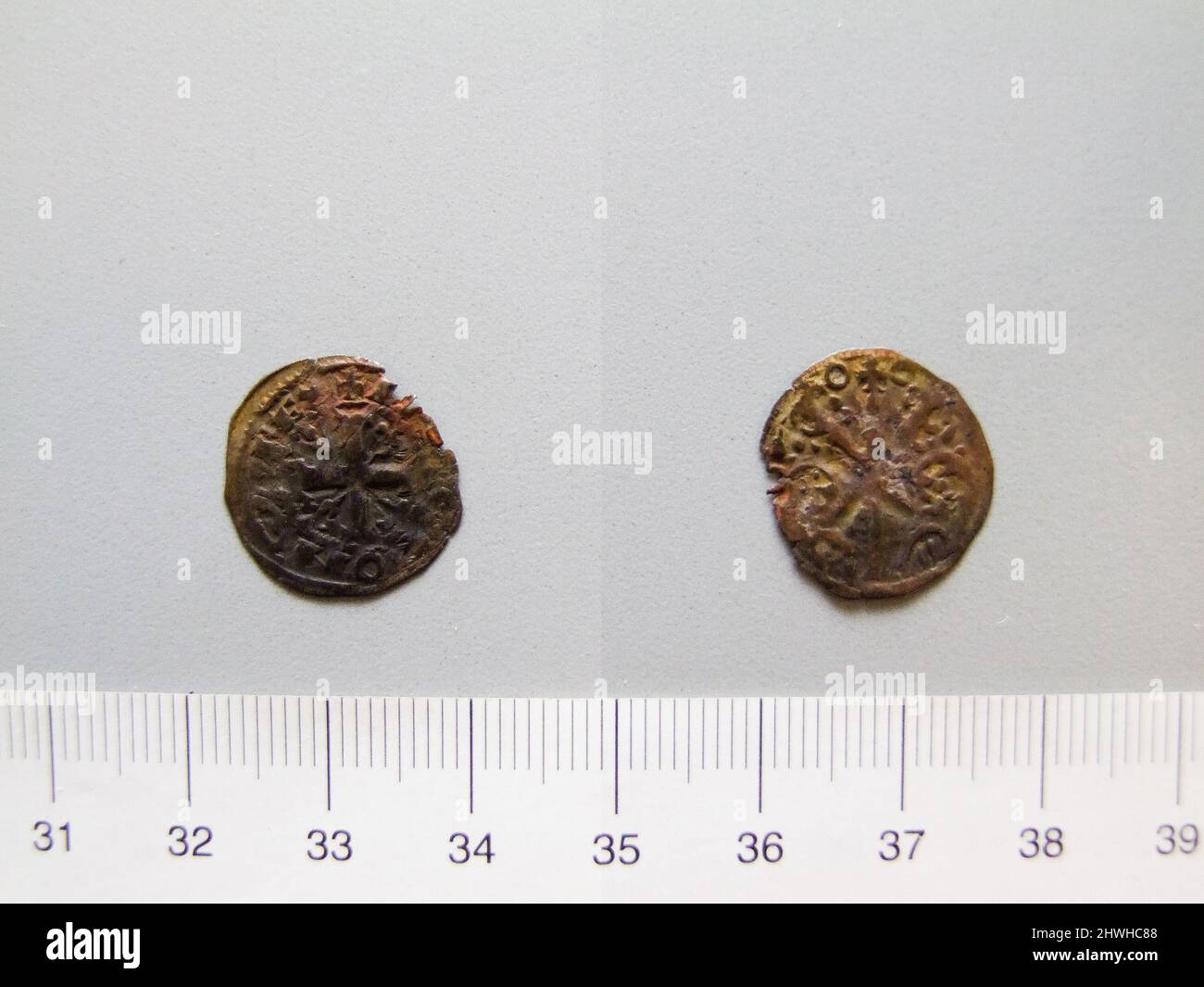 1 Dinero of Alfonso IX, King of León from León. Ruler: Alfonso IX, King ...