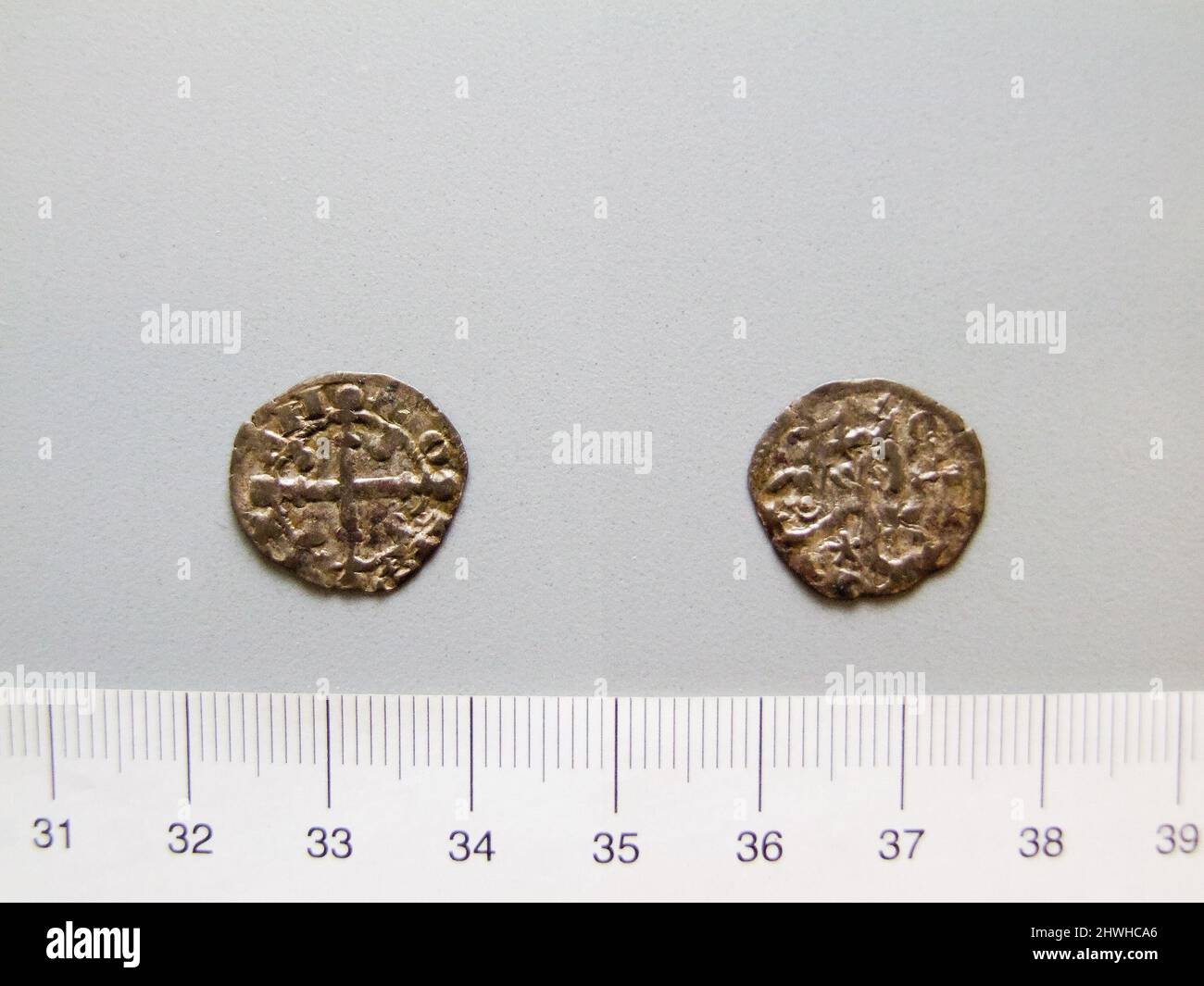 1 Dinero of Alfonso IX, King of León from León. Ruler: Alfonso IX, King ...