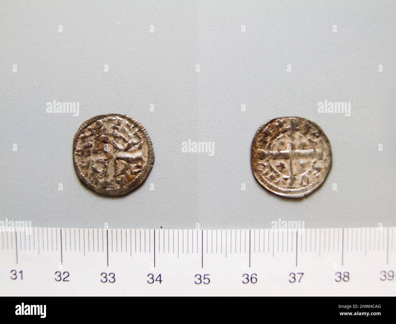 1 Dinero of Alfonso IX, King of León from León. Ruler: Alfonso IX, King ...