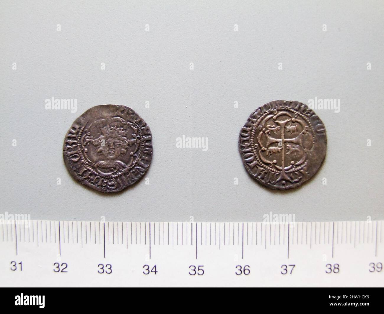 1 Real of Ferdinand I, King of Aragon from Majorca. Ruler: Ferdinand I ...