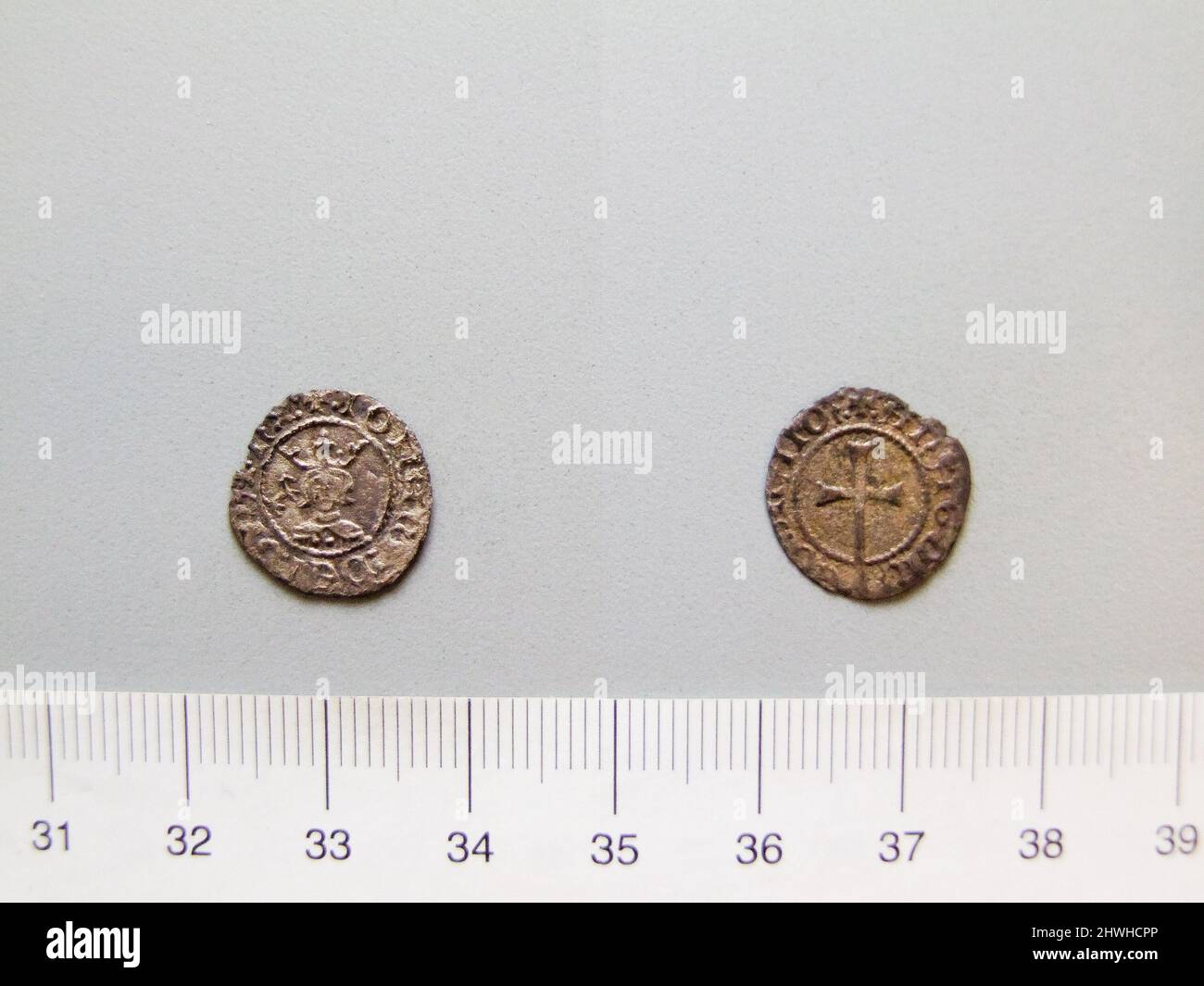 1 Denier of John II, King of Aragon and Navarre from Majorca. Ruler ...