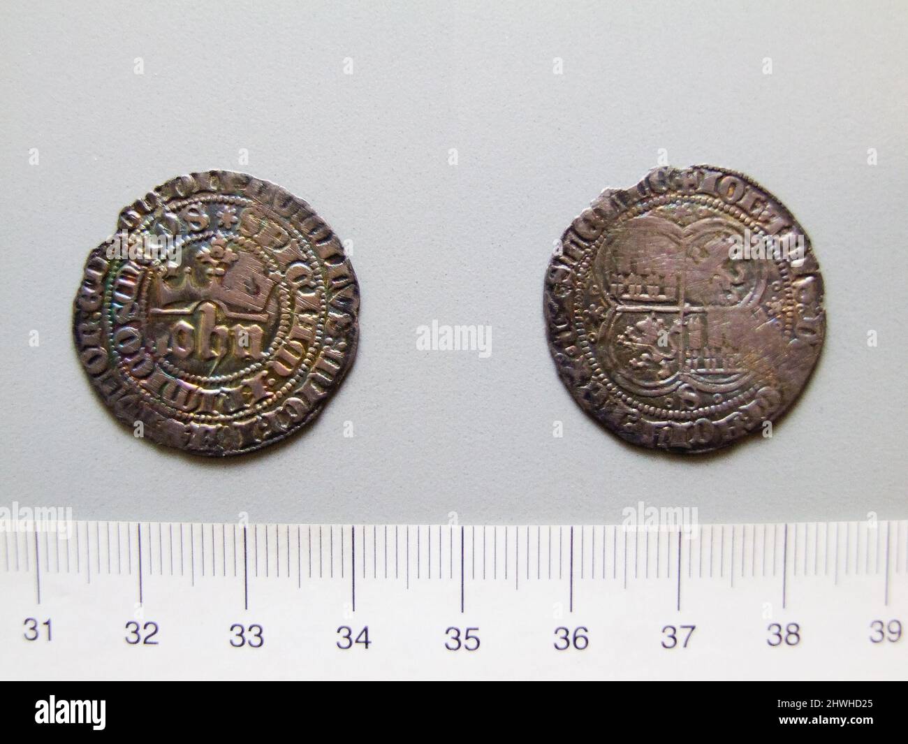 1 Real of John I, King of Castile and Leon from Seville. Ruler: John I ...