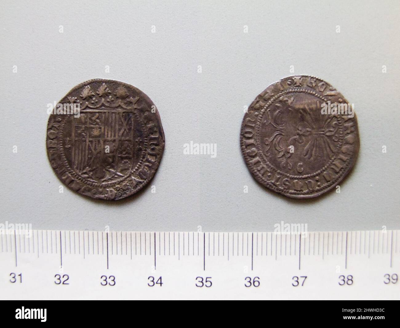 1 Real of Ferdinand V, King of Spain; Isabella I, Queen of Spain from ...