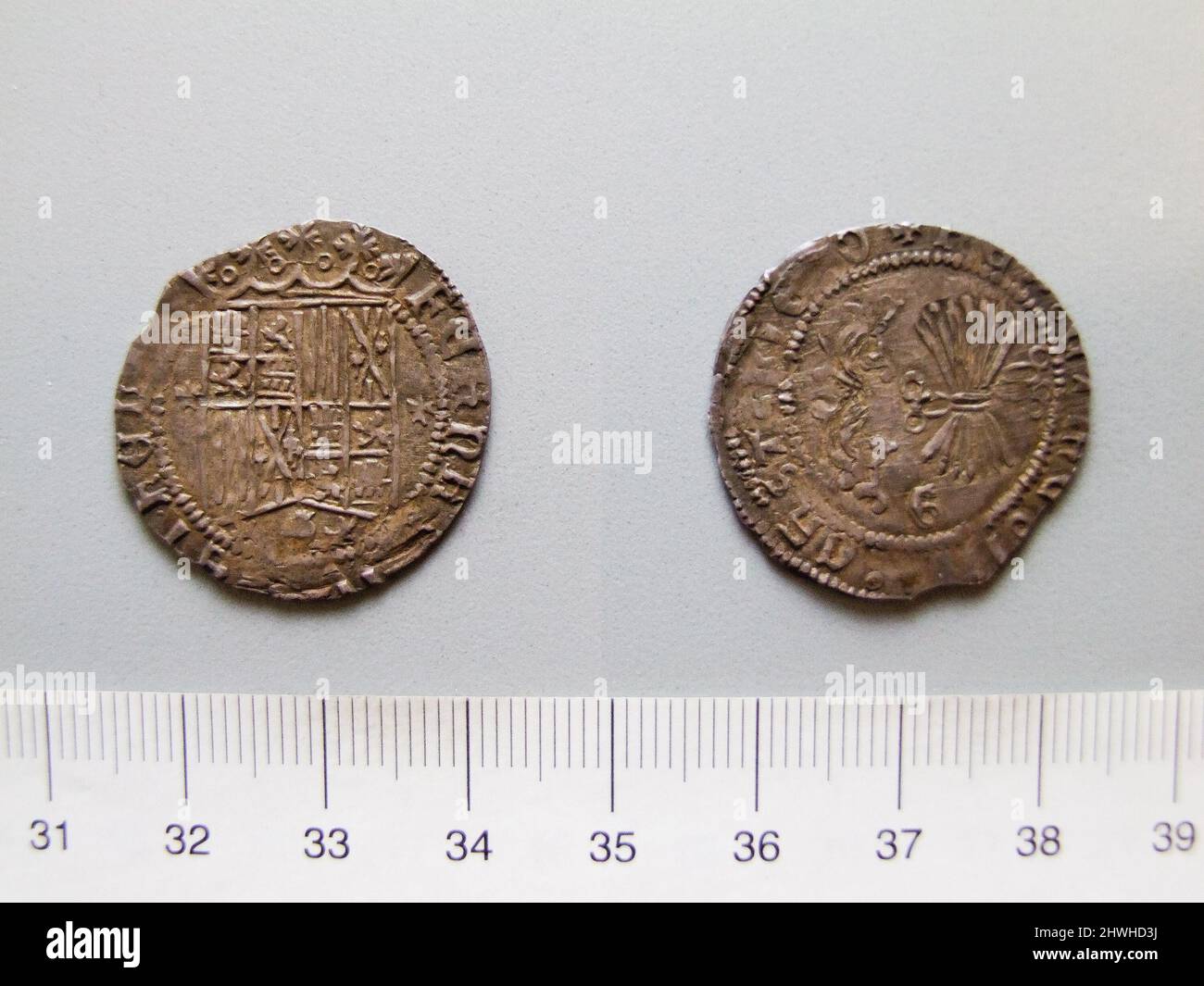 1 Real of Ferdinand V, King of Spain; Isabella I, Queen of Spain from ...