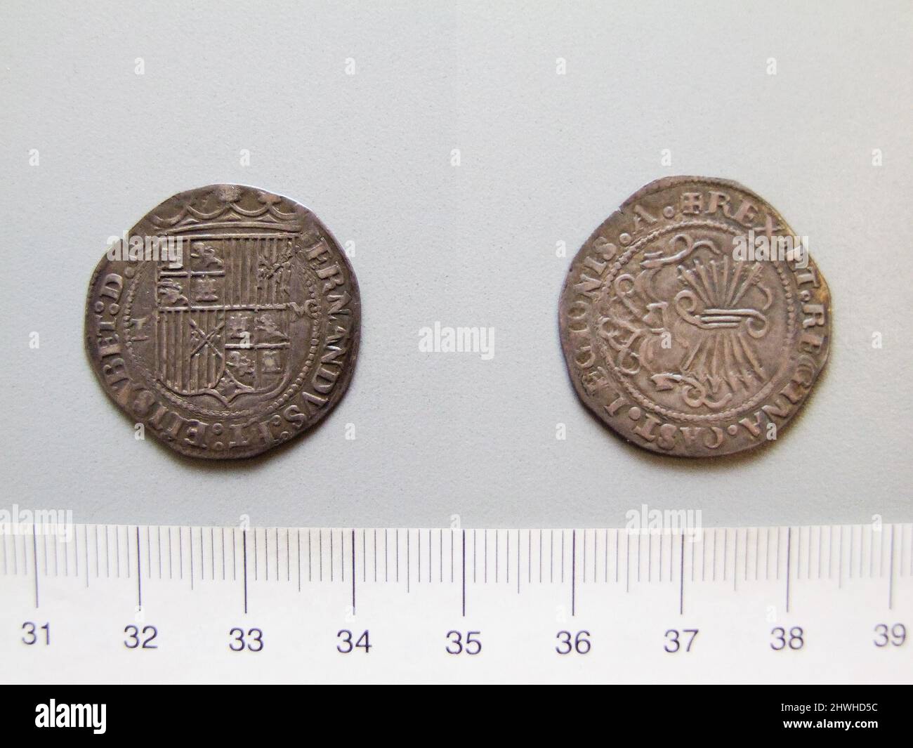 1 Real of Ferdinand V, King of Spain; Isabella I, Queen of Spain from ...