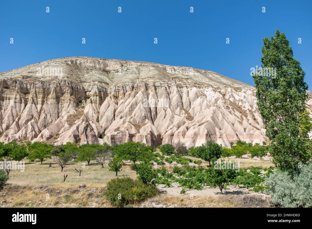 Red valley in Cappadocia, Devrent, Nevşehir, Turkey Stock Photo - Alamy