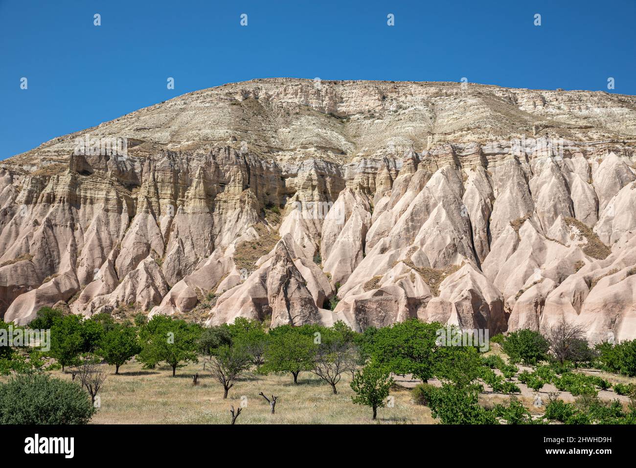 Red valley in Cappadocia, Devrent, Nevşehir, Turkey Stock Photo - Alamy