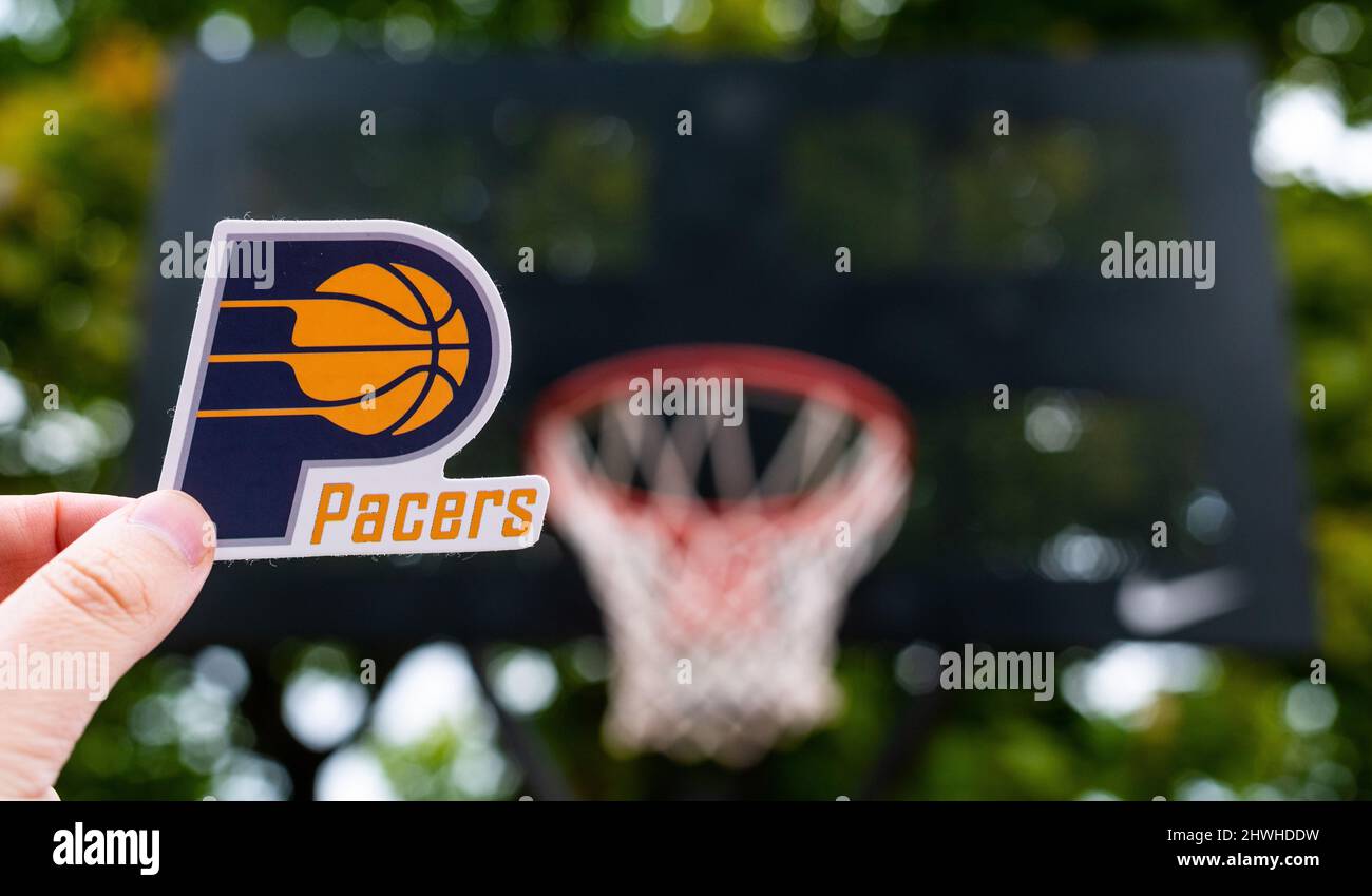 Indiana pacers logo hi-res stock photography and images - Alamy