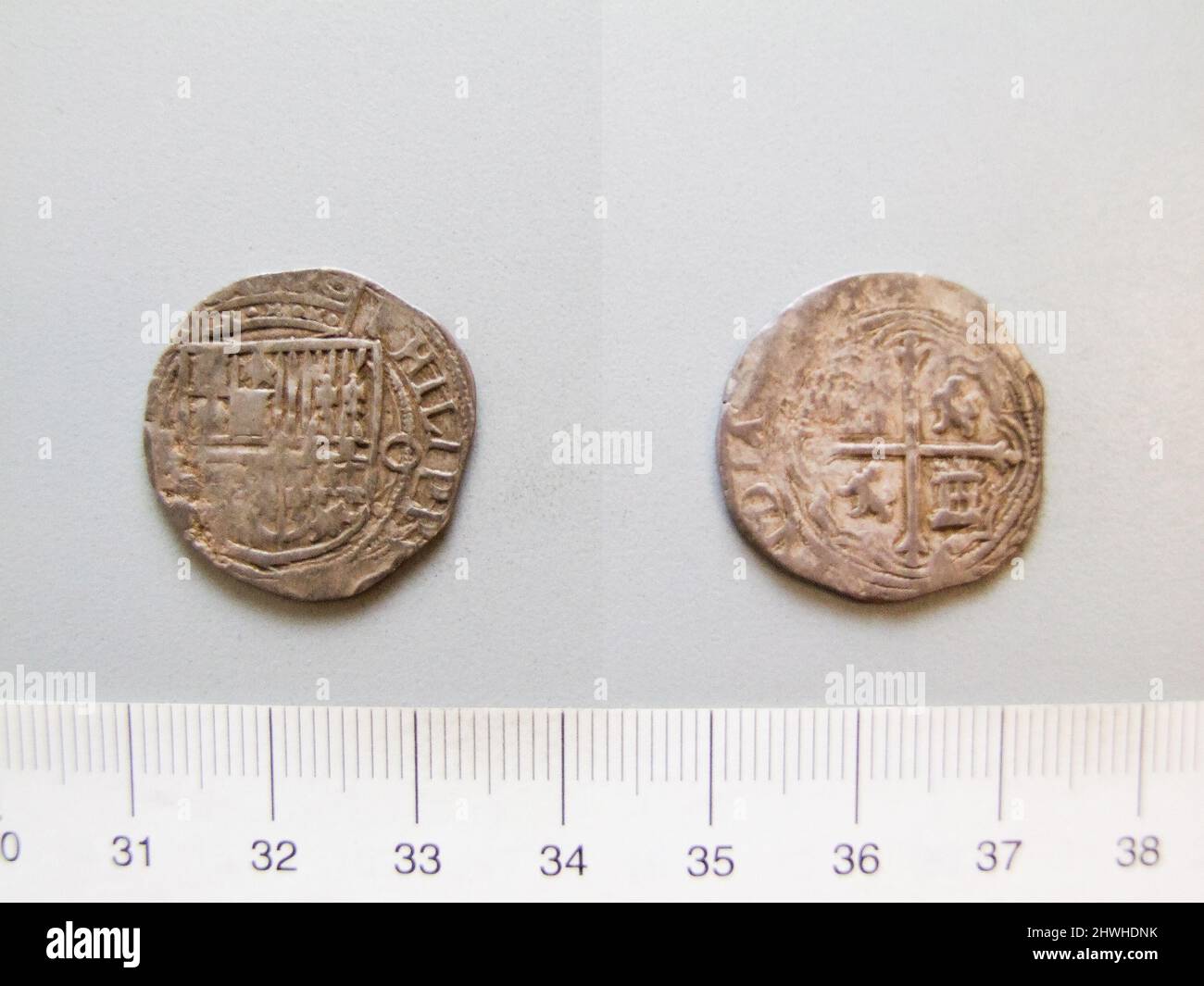 1 Real of Philip II, King of Spain. Ruler: Philip II, King of Spain ...