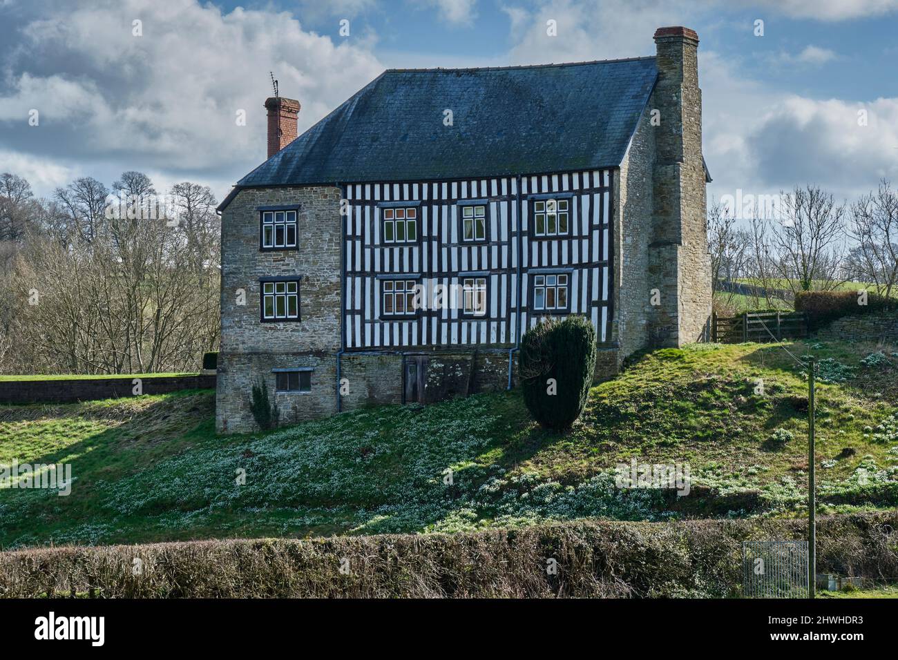 Hergest Court, Kington, Herefordshire Stock Photo - Alamy