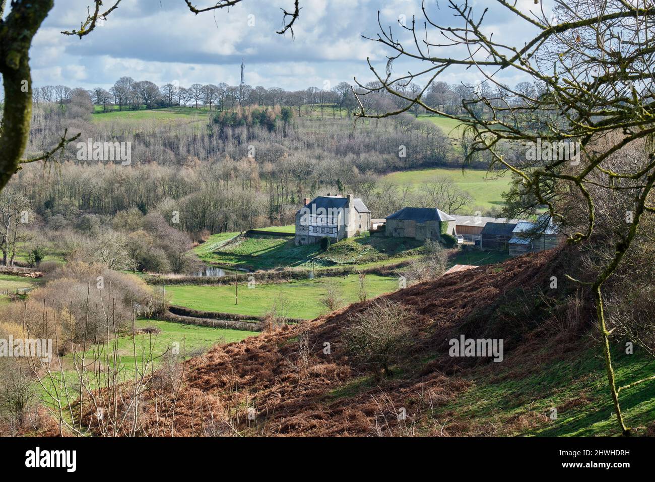Hergest Court, Kington, Herefordshire Stock Photo - Alamy