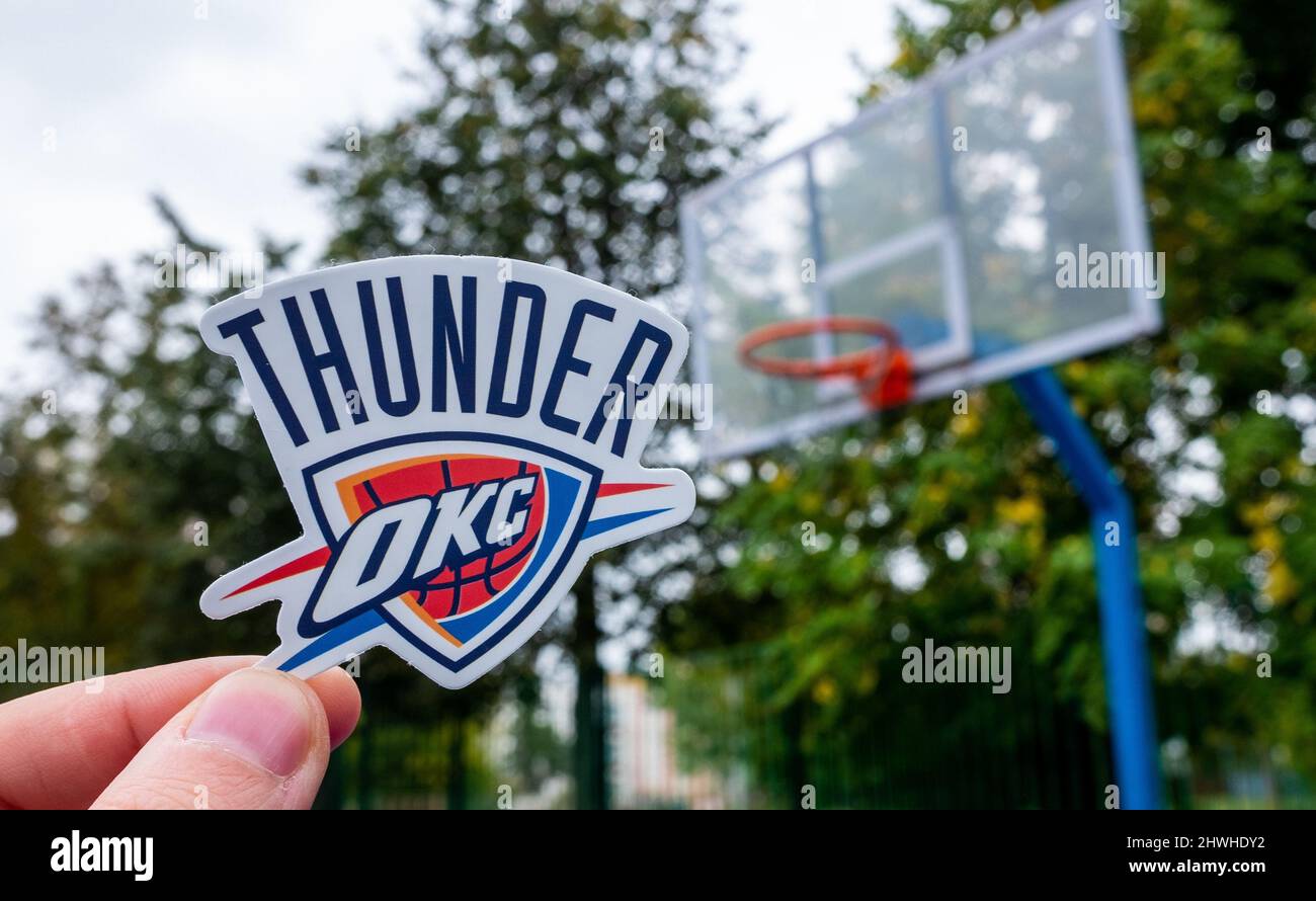 Thunder Basketball Logo