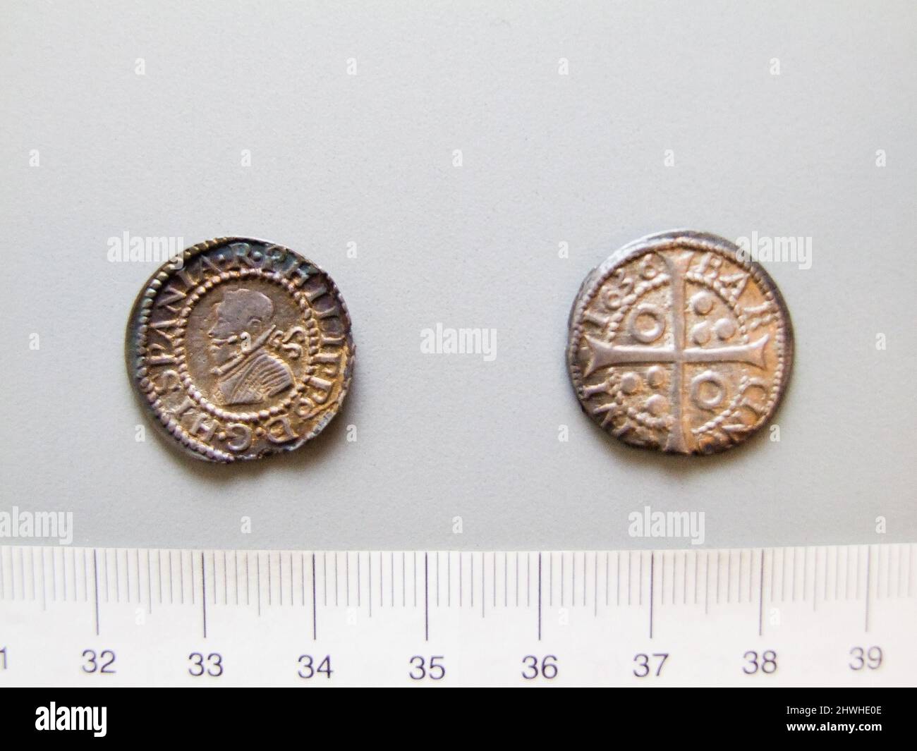 1 Groat of Philip IV, King of Spain from Barcelona. Ruler: Philip IV ...