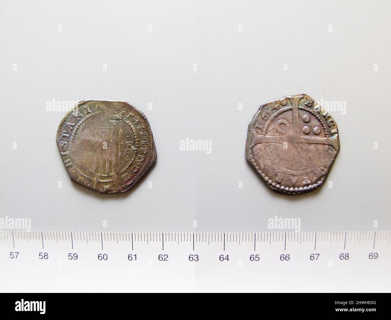 5 Reales of Philip IV, King of Spain from Barcelona. Ruler: Philip IV ...