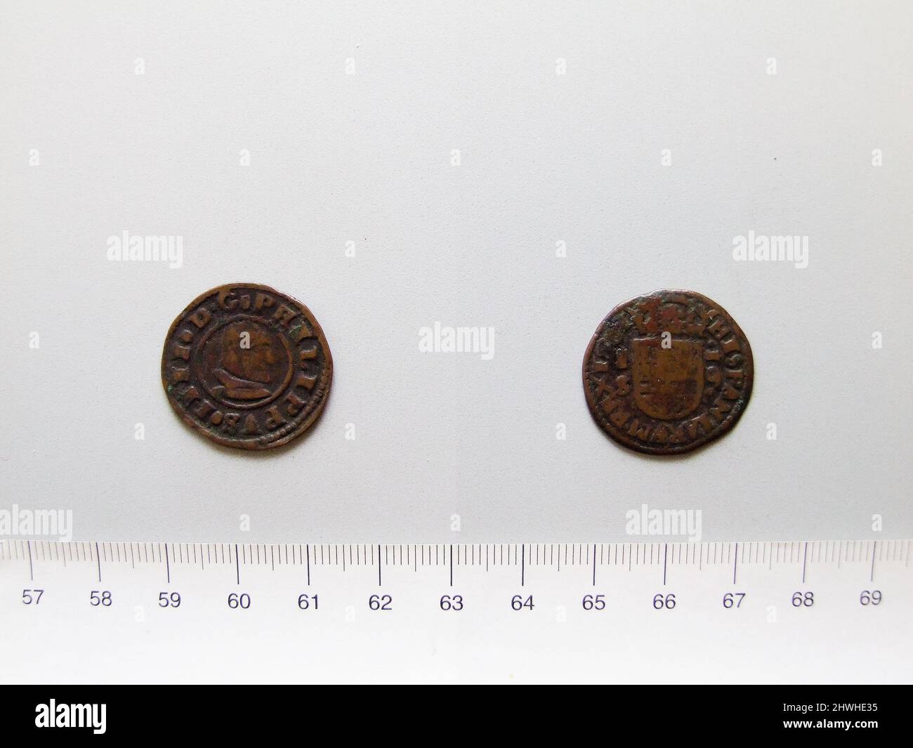 16 Meravedis of Philip IV, King of Spain. Ruler: Philip IV, King of ...