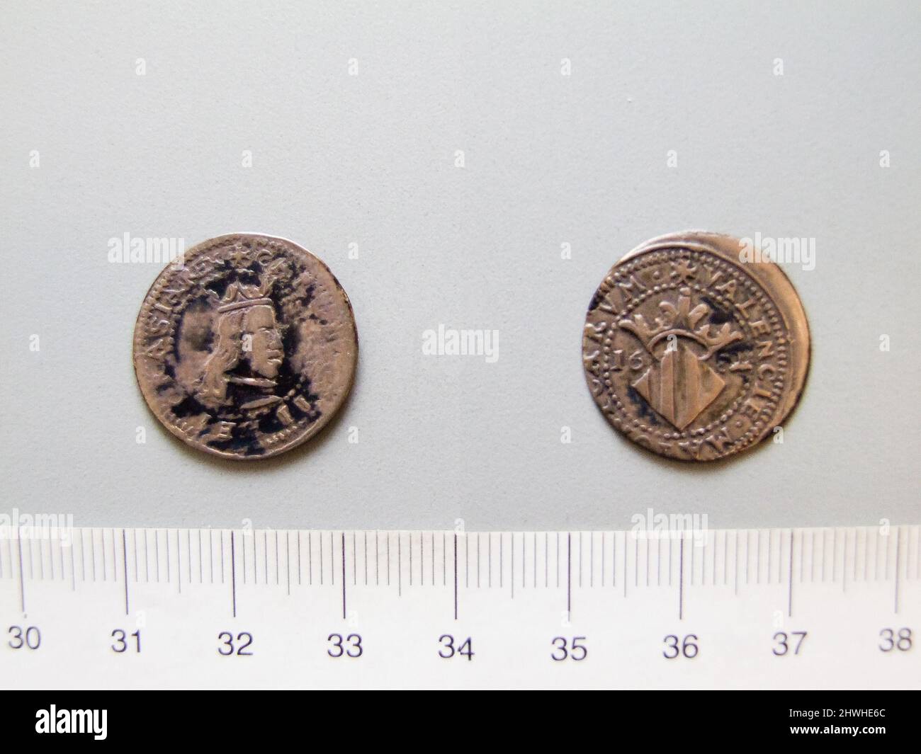 1 Real of Charles II, King of Spain from Valencia. Ruler: Charles II ...
