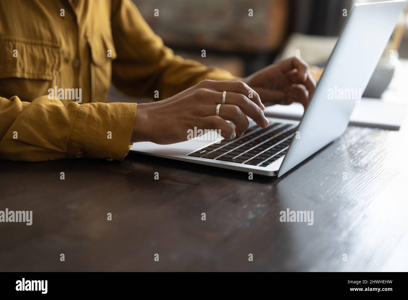 African woman freelance writer typing hi-res stock photography and ...