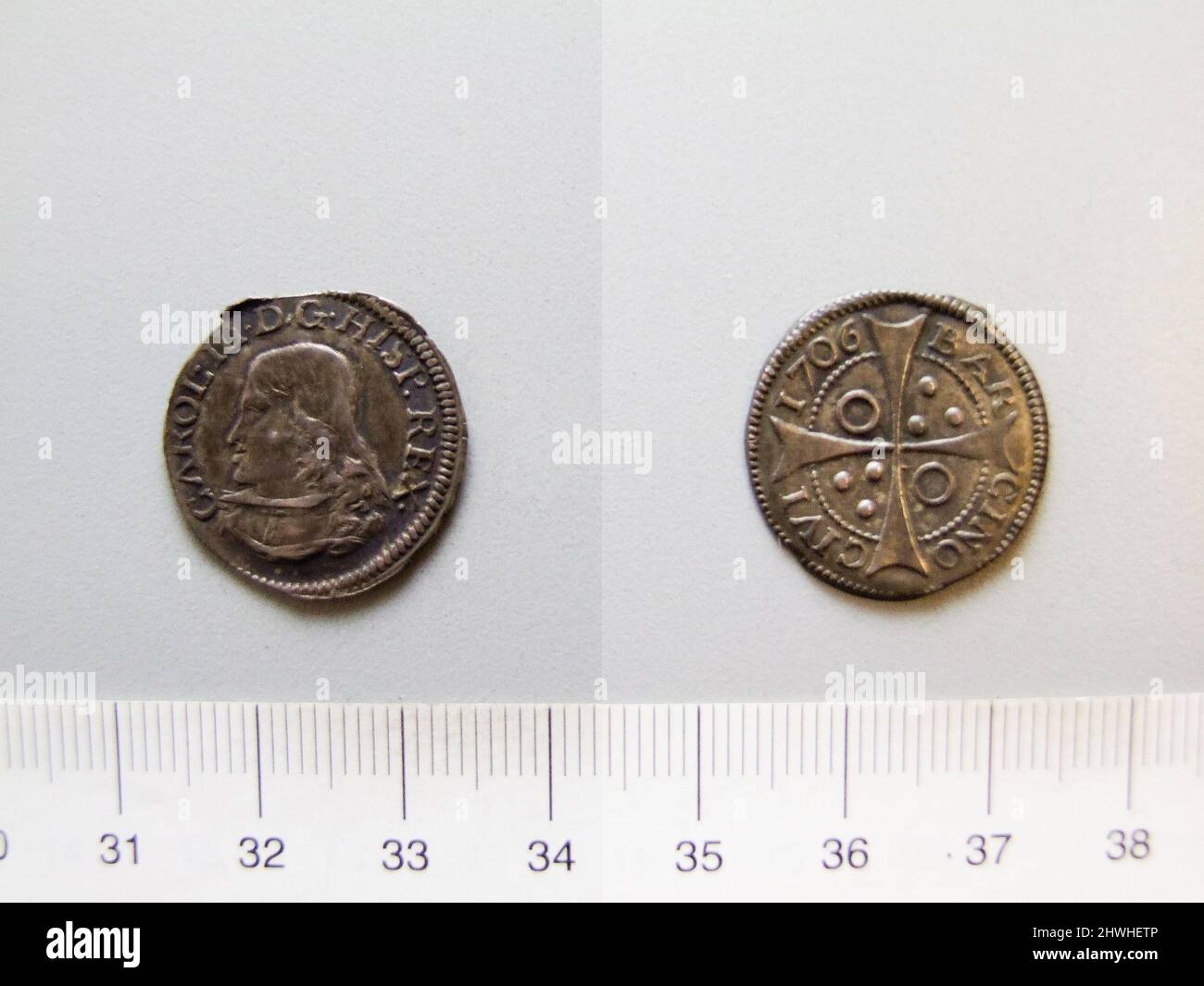 1 Groat of Charles VI, Holy Roman Emperor from Barcelona. Ruler ...