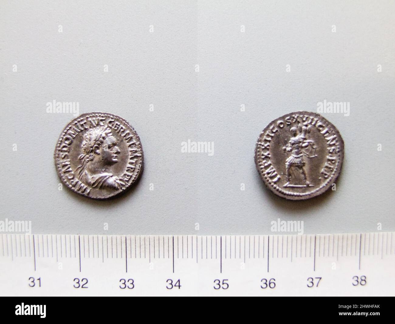 Denarius of Domitian, Emperor of Rome, from Rome. Ruler: Domitian ...
