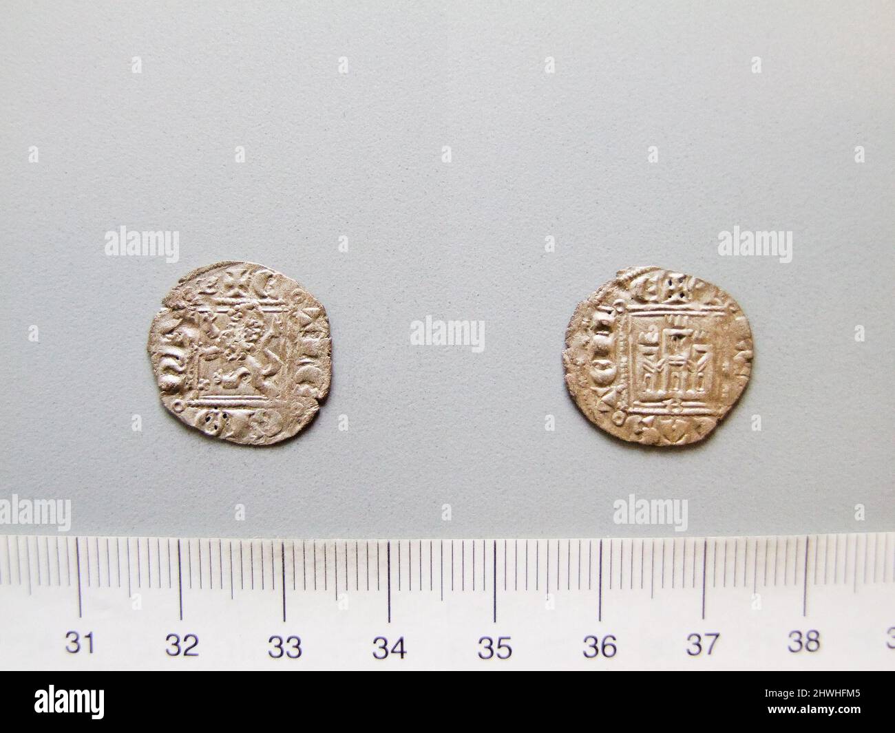 Seisen of Alfonso XI, King of Castile and Leon from Burgos. Ruler ...