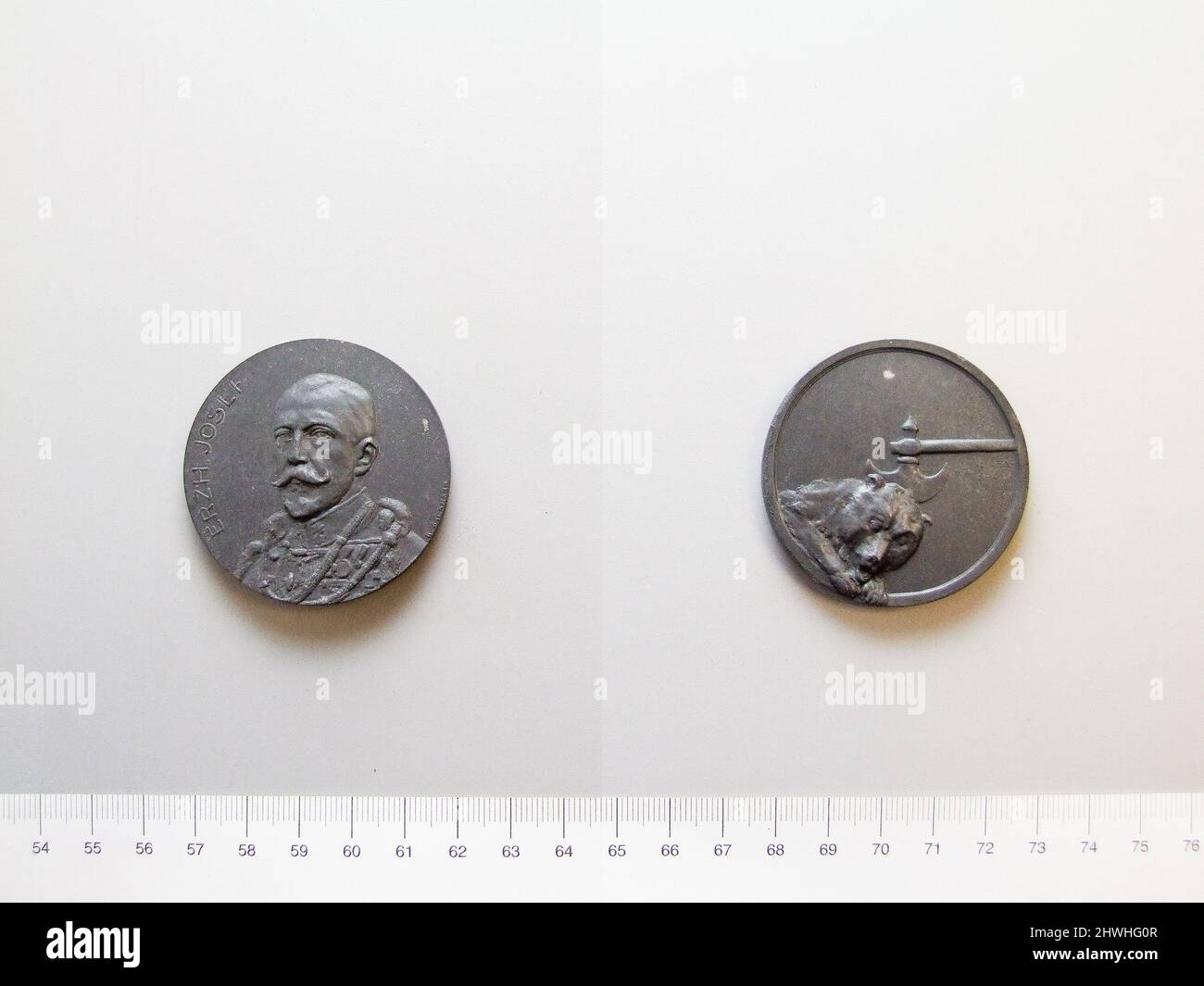 Iron Medal of Archduke Joseph August from Austria. Subject: Joseph ...