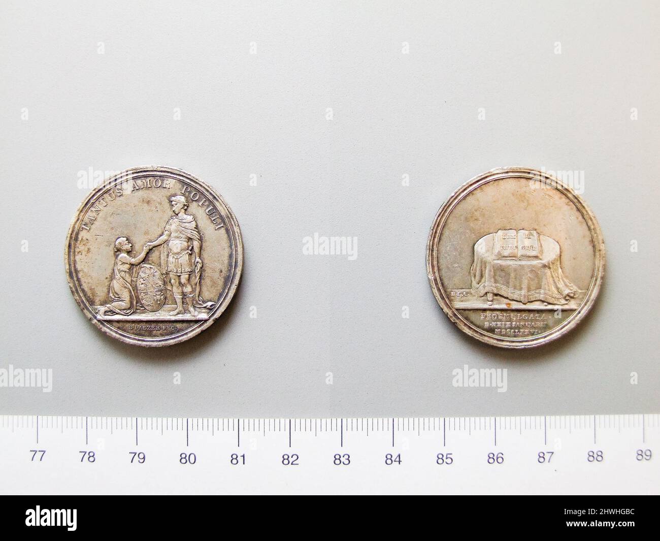 Medal from Denmark. Artist: Daniel Jansen Adzer Stock Photo - Alamy