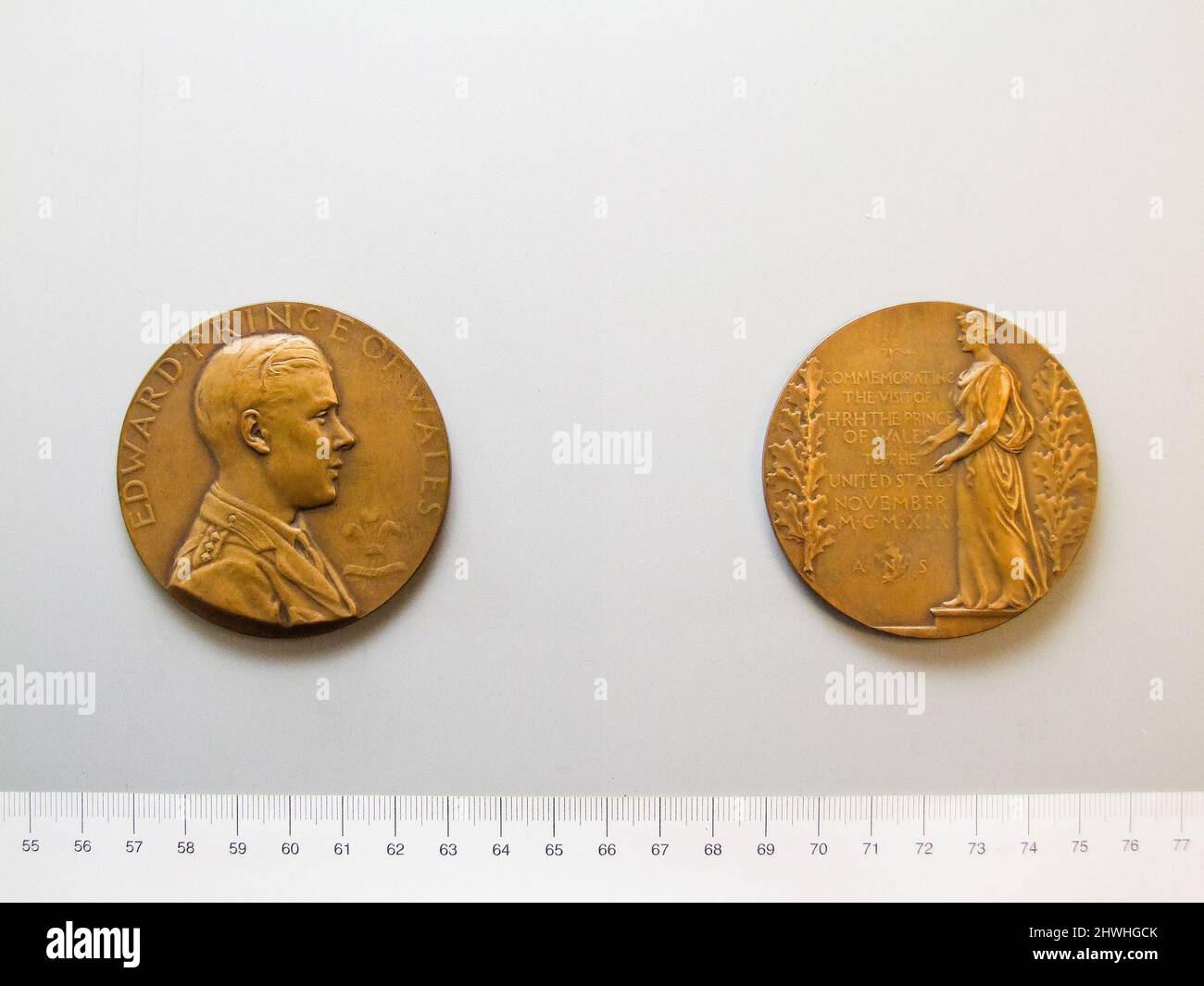 Medal of Edward Prince of Wales for his Visit to America. Artist: John ...