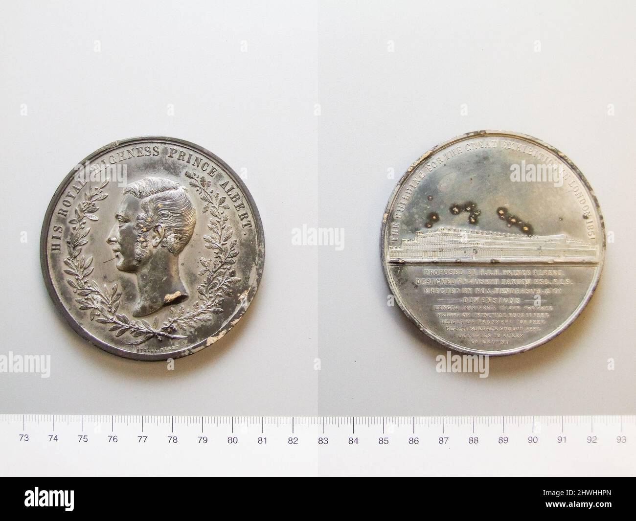 Medal of Prince Albert and the Crystal Palace. Honorand: Albert, Prince ...