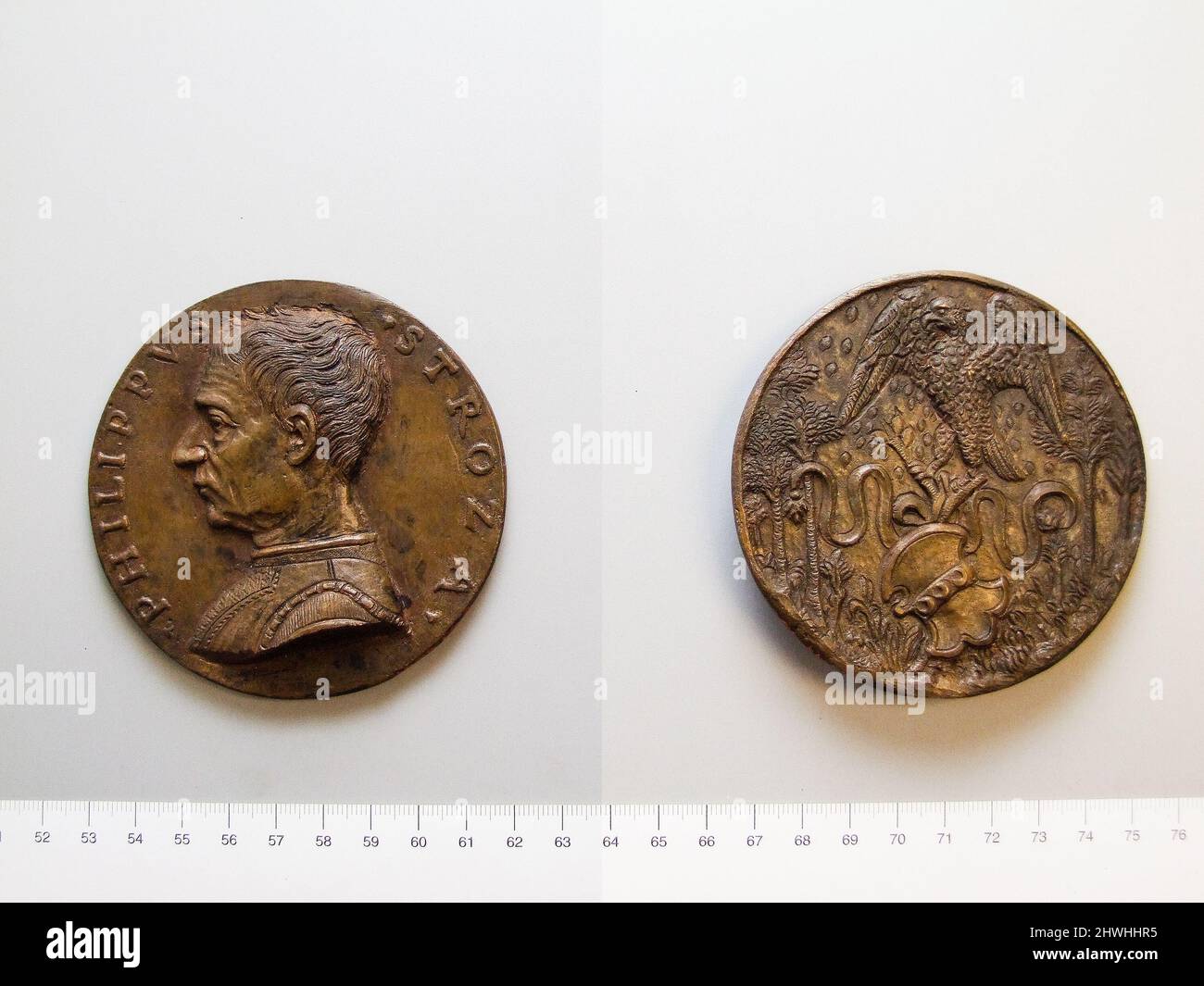 Medal of Filippo Strozzi. Artist: Niccolò Spinelli, Italian, 1430–1515 ...
