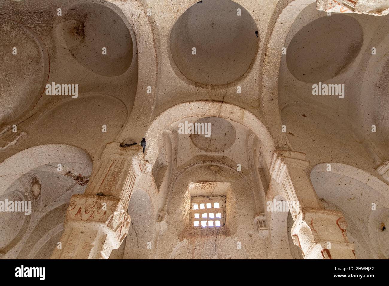 Hallach monastery carved into the rocks in Ortahisar, Cappadocia ...