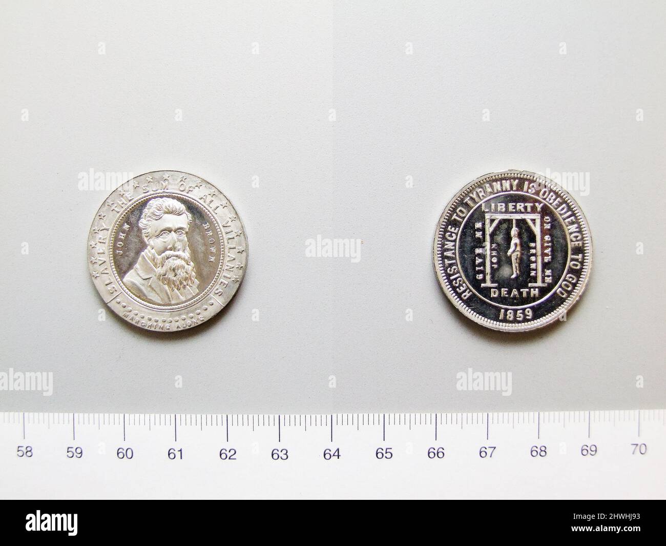 The John Brown medal. Subject: John Brown, American, active ca. 1796 ...