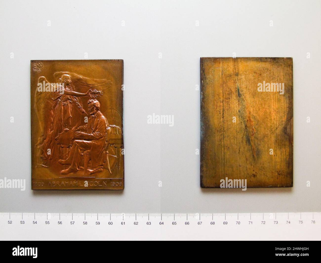 Medal of the Centennial of Abraham Lincoln’s Birth. Subject: Abraham ...