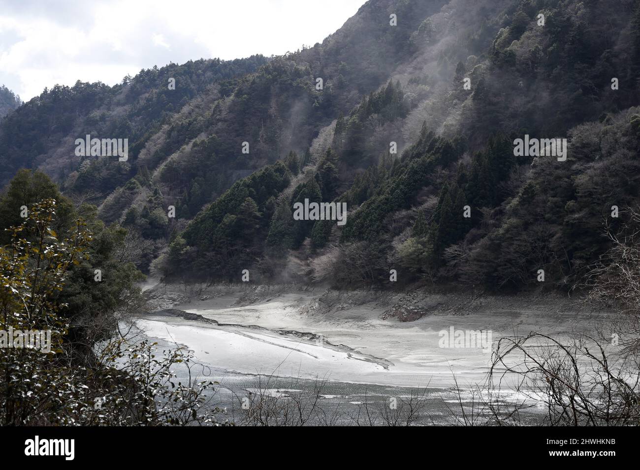 0ozore, Shizuoka, Japan, 04-22-2021, View of tenryu river from the ...