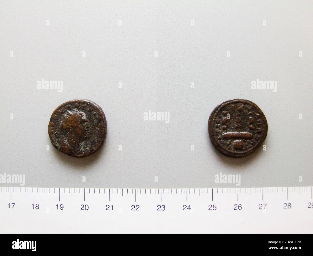 Coin of Valerian, Emperor of Rome; Gallienus, Emperor of Rome from ...