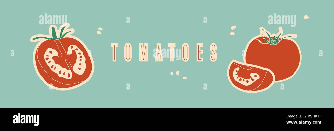 Tomato label design hi-res stock photography and images - Alamy
