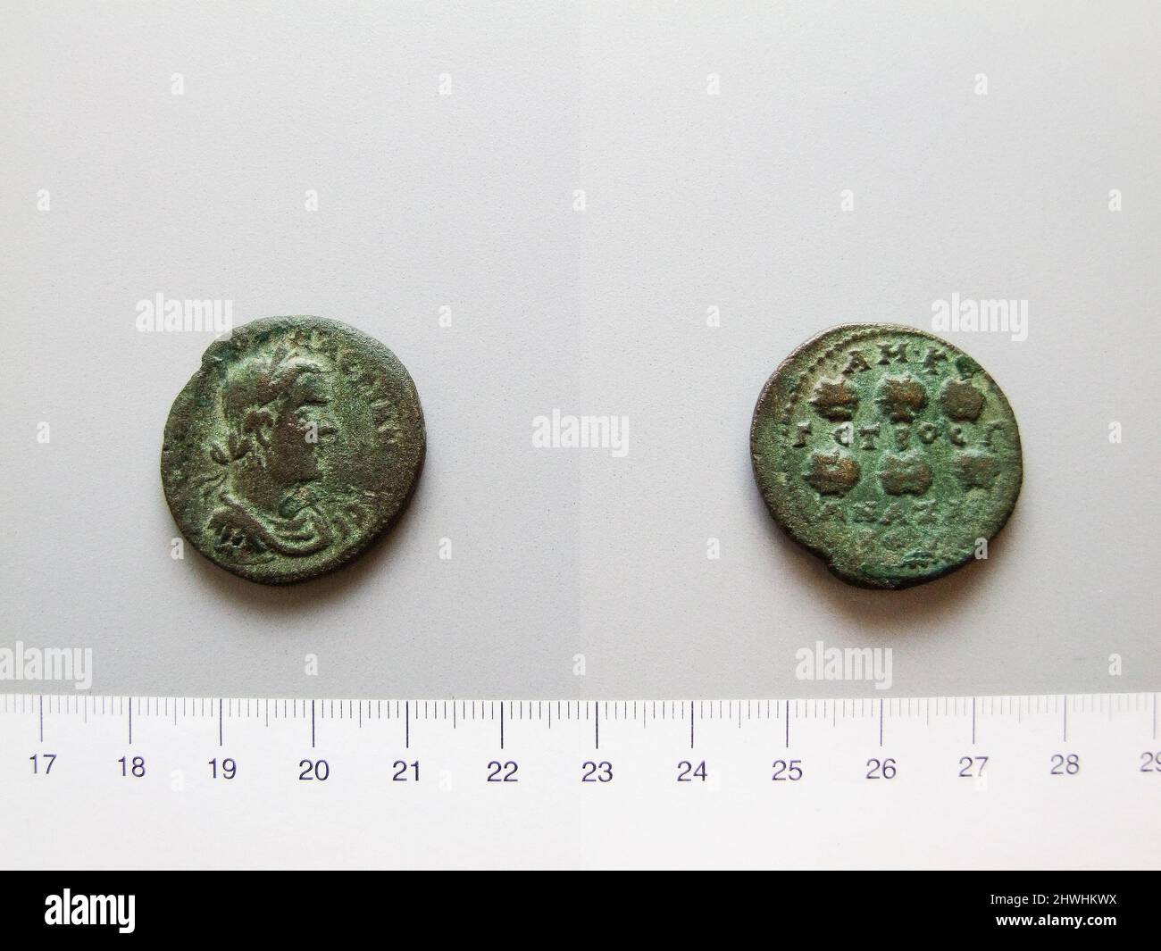 Coin of Valerian, Emperor of Rome from Anazarbus. Ruler: Valerian ...