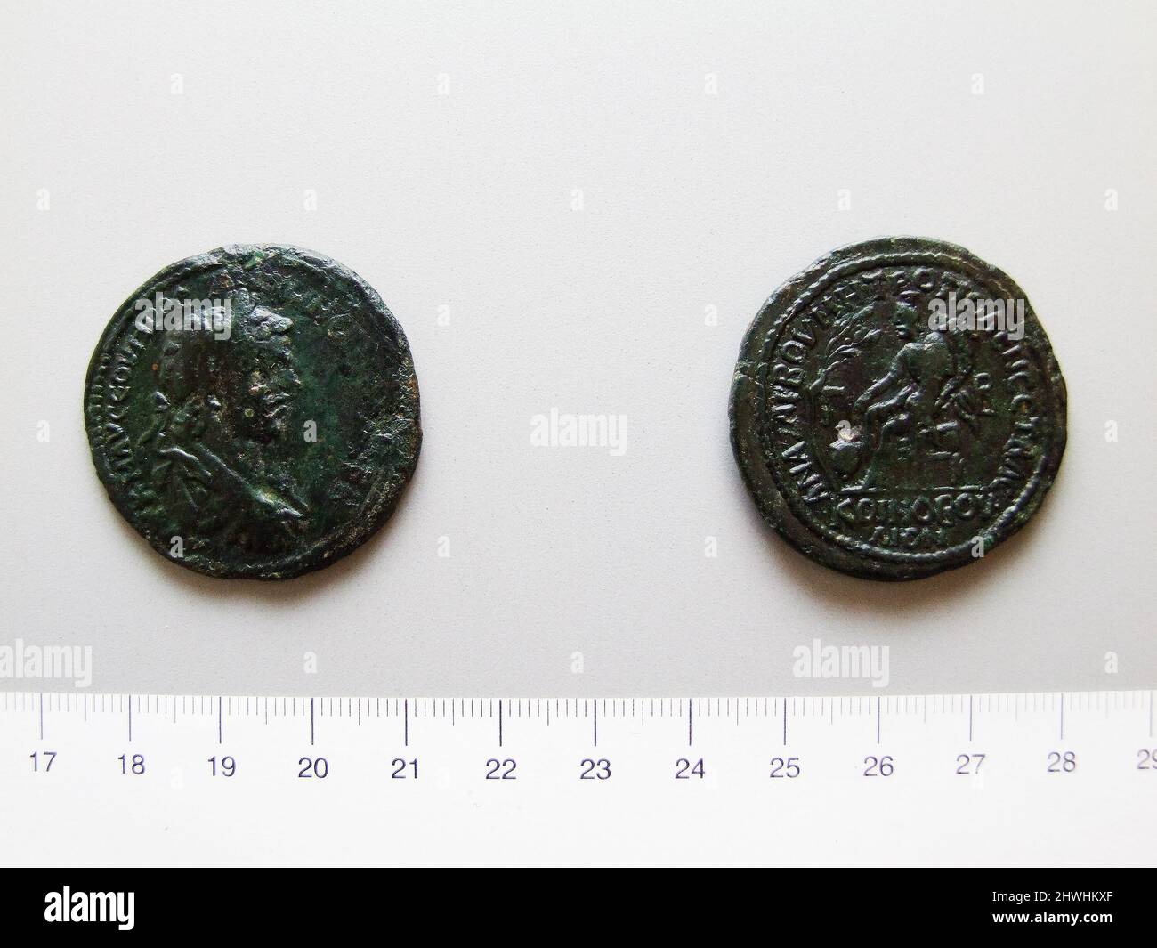 Coin of Caracalla, Roman Emperor from Anazarbus. Ruler: Caracalla ...