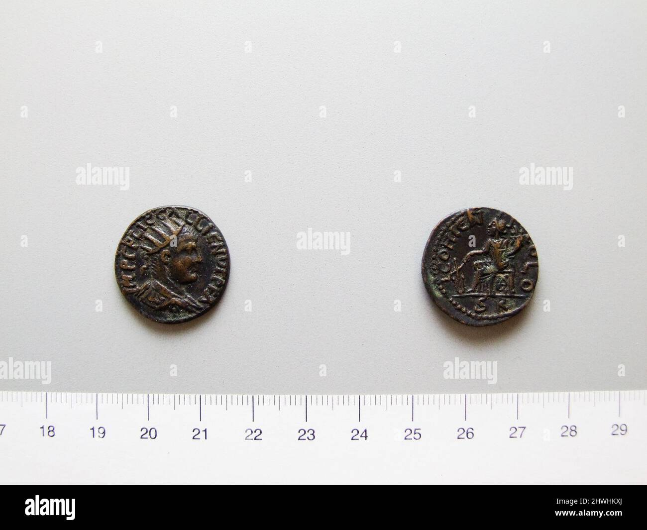 Coin of Gallienus, Emperor of Rome from Iconium. Ruler: Gallienus ...