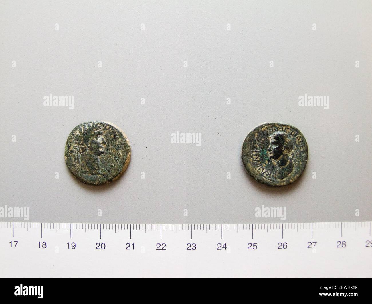 Coin of Domitian, Emperor of Rome from Anazarbus. Ruler: Domitian ...