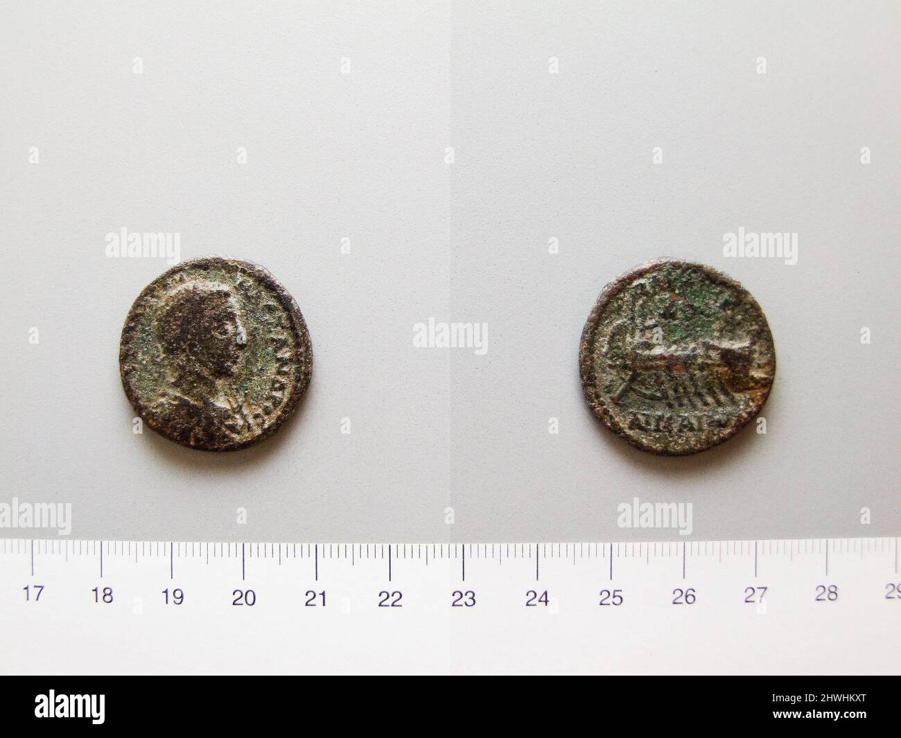 Coin of Severus Alexander, Emperor of Rome from Aegeae, Cilicia. Ruler ...