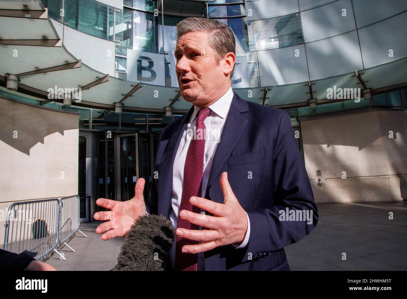 London, UK. 6th Mar, 2022. Leader of the Labour Party, Sir Keir Starmer ...