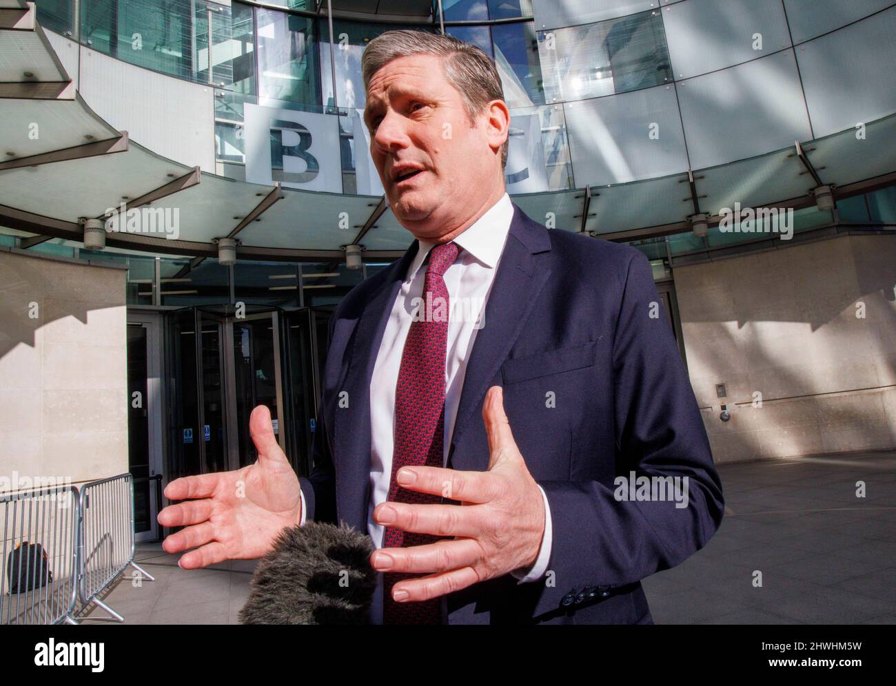 London, UK. 6th Mar, 2022. Leader of the Labour Party, Sir Keir Starmer ...