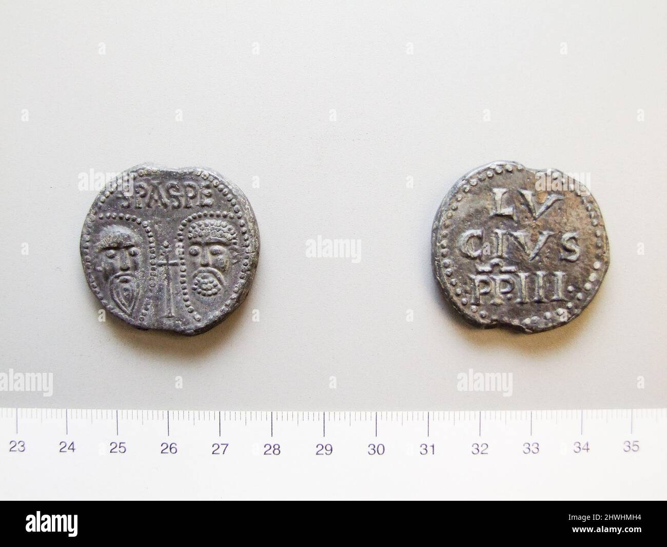 Lead papal seal of Lucius III. Ruler: Pope Lucius III, Italian, ca ...