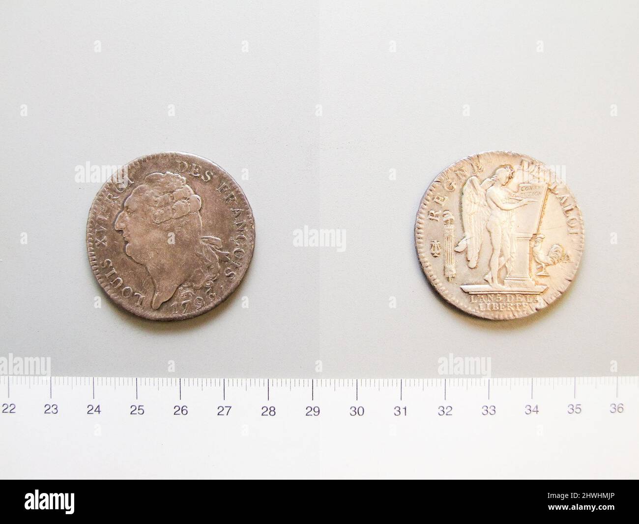 1 Écu of Louis XVI, King of France from Paris. Ruler: Louis XVI, King ...