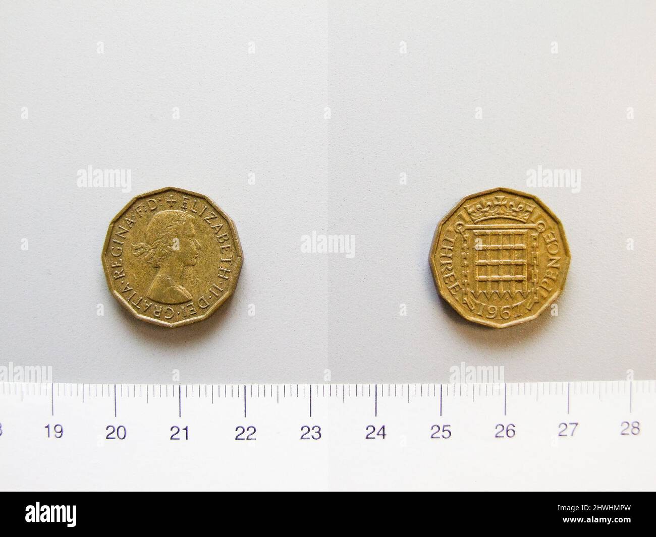 Threepence of Elizabeth II, Queen of Great Britain from Unknown . Ruler ...