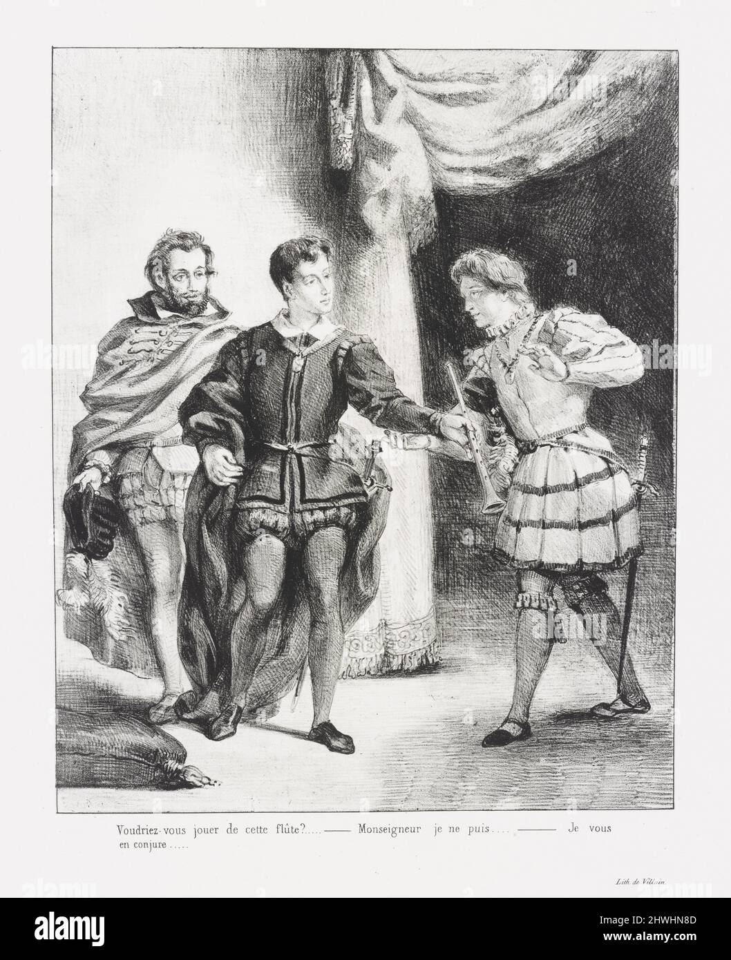 Hamlet et Guildenstern (Act III. Sc. II) (Hamlet and Guildenstern ...