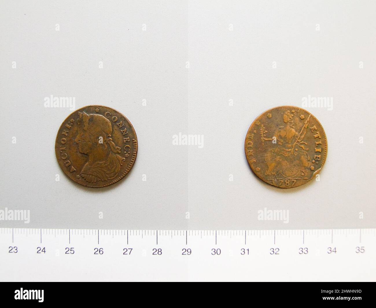 1 Cent from New Haven. Mint: New Haven Artist: Abel Buell, American ...