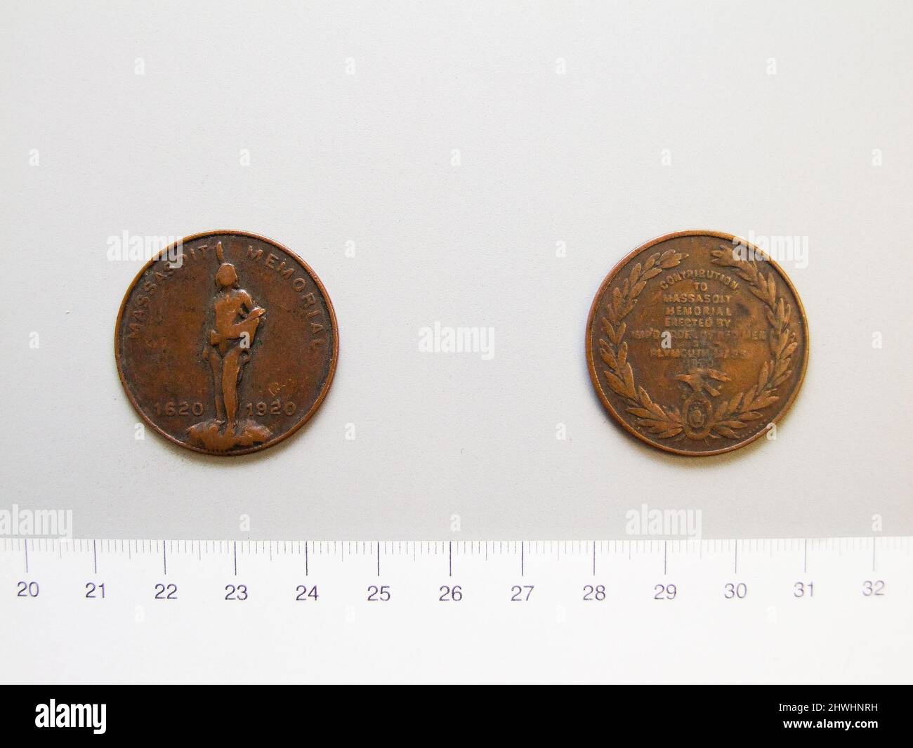 Medal Massasoit Memorial Order Red Men Medal Plymouth Ma. Artist ...